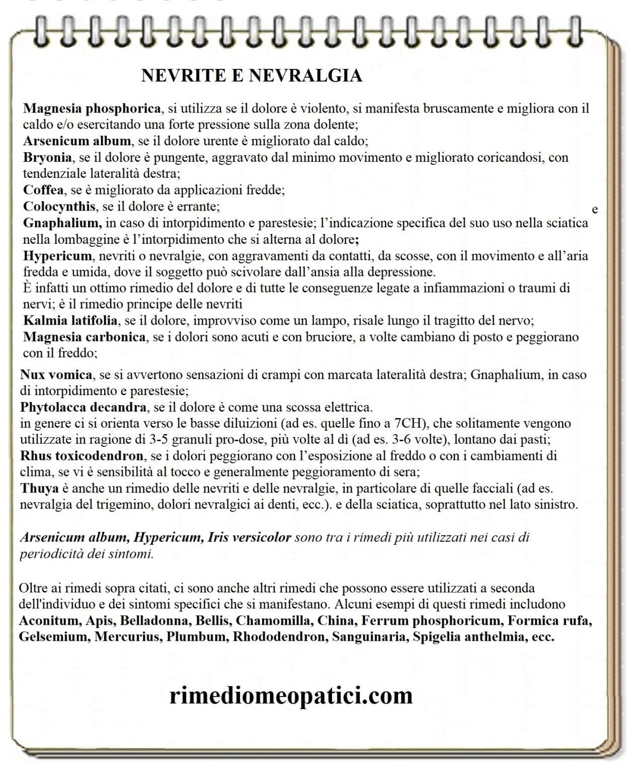 Nevrite e nevralgia, infiammazione dei nervi, nevralgia trigemino