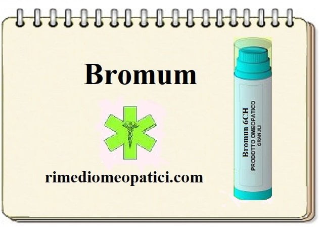 Bromum, uso omeopatico, bromo omeopatico