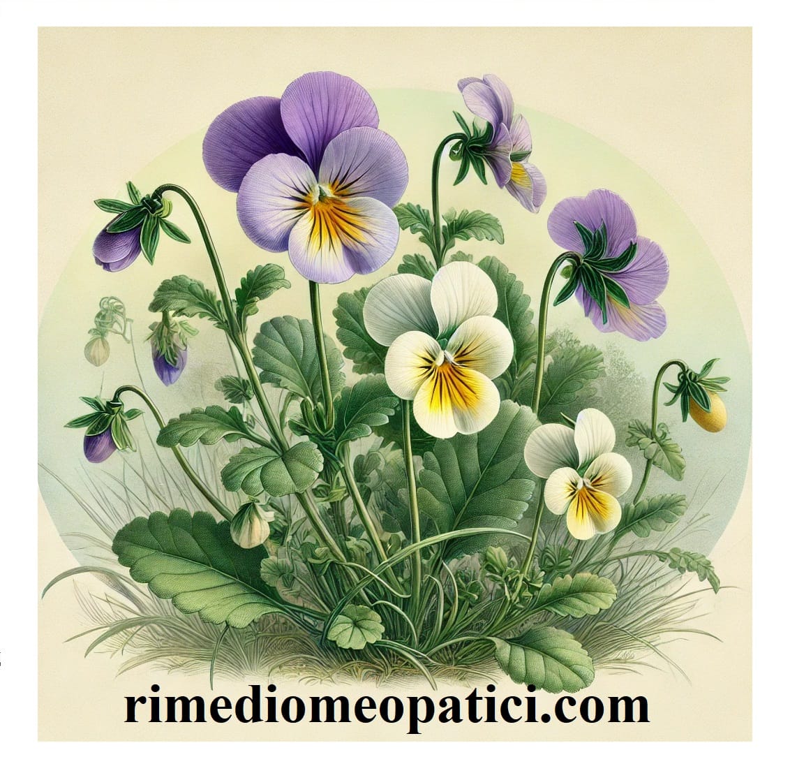 Viola tricolor, proprietà principi attivi e usi, azione della Viola